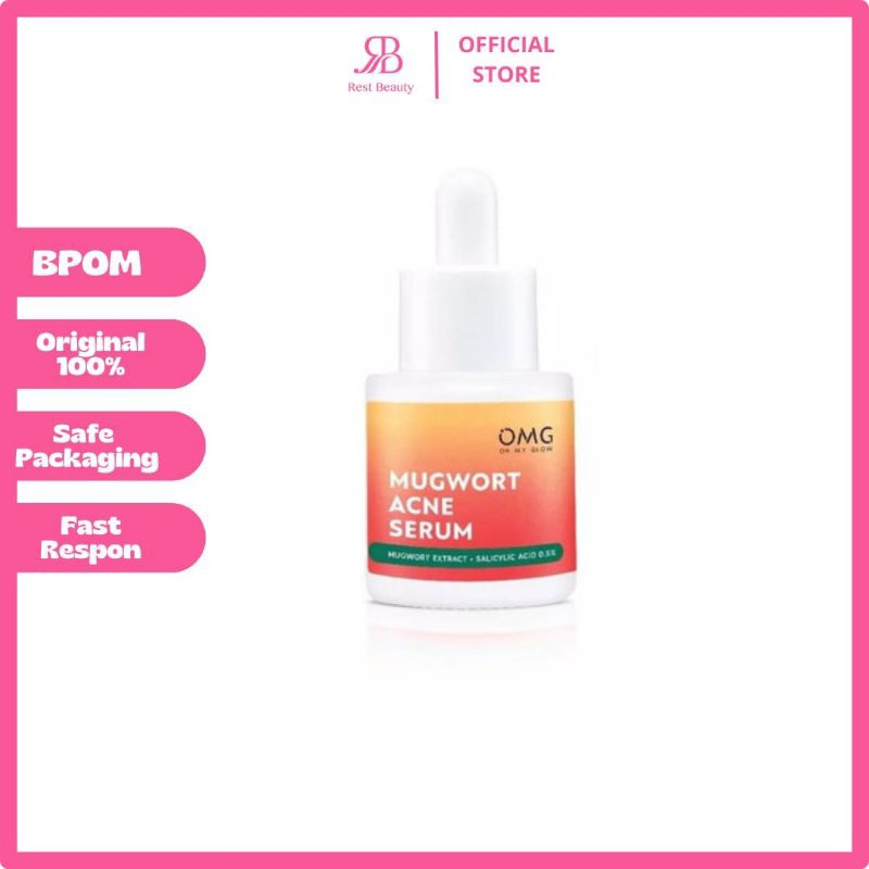 Jual OMG - Oh My Glow Mugwort Acne Serum 20ml | Shopee Indonesia