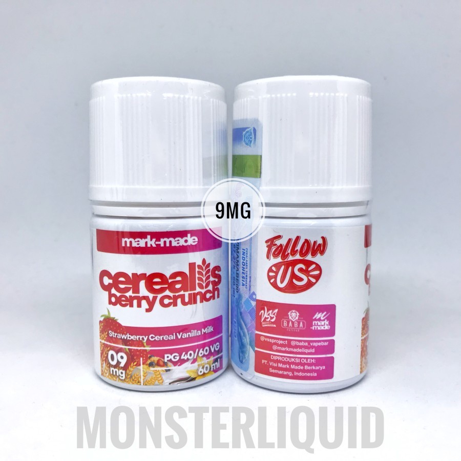Jual CEREALIS BERRY CRUNCH BY MARK MADE 9MG 60ML PREMIUM E LIQUID ...