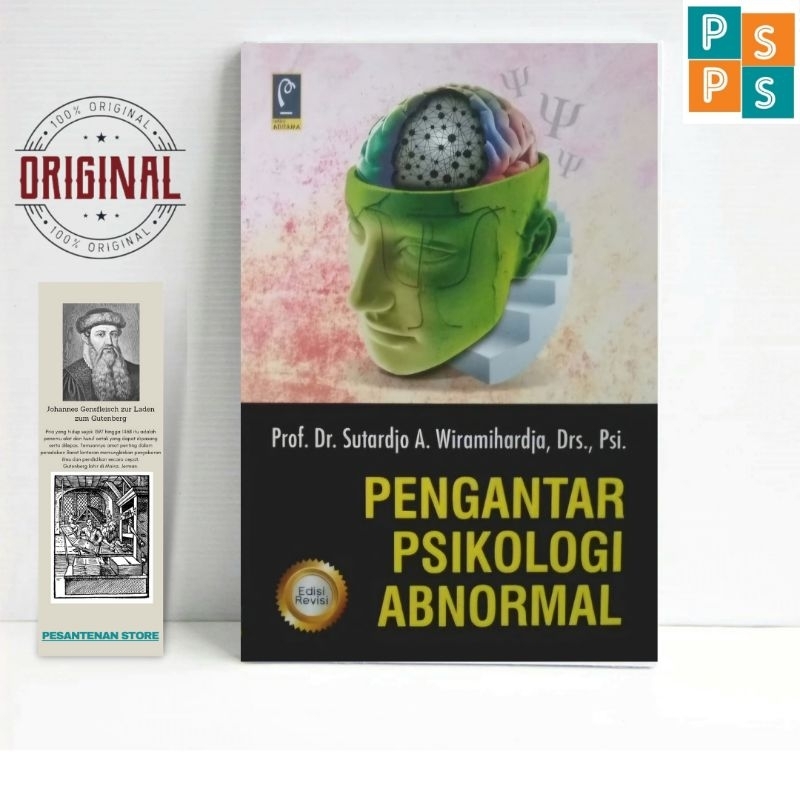 Jual Buku Pengantar Psikologi Abnormal Edisi Revisi - Sutardjo - RFK24 ...