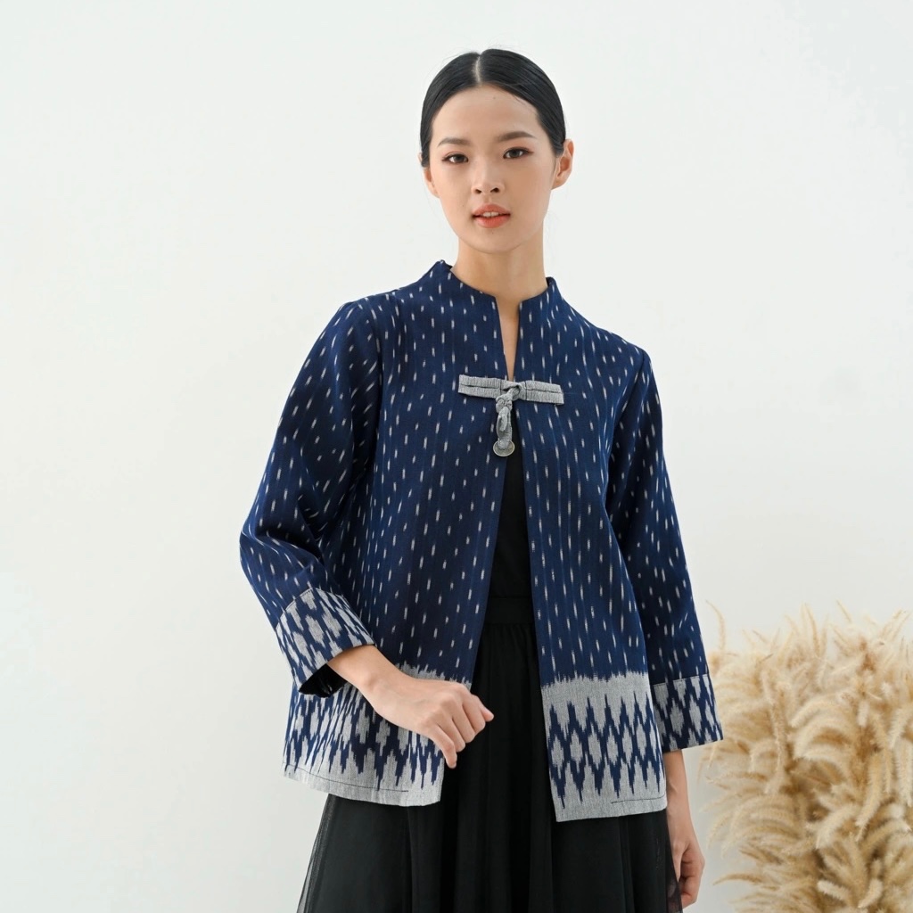 Jual Blazer Tenun Atasan Wanita Etnik Jepara | Shopee Indonesia