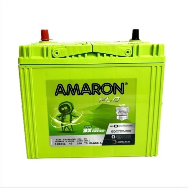 Jual Aki Mobil Nissan Grand Livina, Evalia, March Amaron HiLife NS60L 55B24L 45Ah | Shopee Indonesia