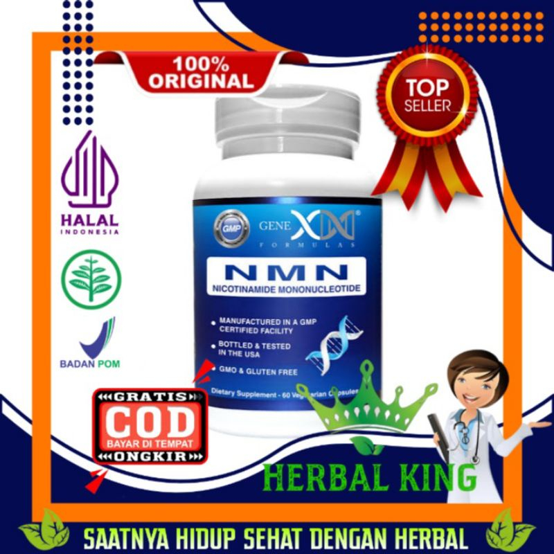 Jual GENEX NMN 250MG SERVING NICOTINAMIDE MONONUCLEOTIDE DIRECT NAD+ SUPPLEMENT ORIGINAL ISI 60 ...