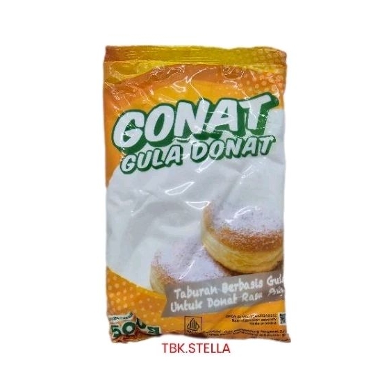 Jual TEPUNG GULA DINGIN GONAT /TEPUNG GULA DONUT 500 GR | Shopee Indonesia