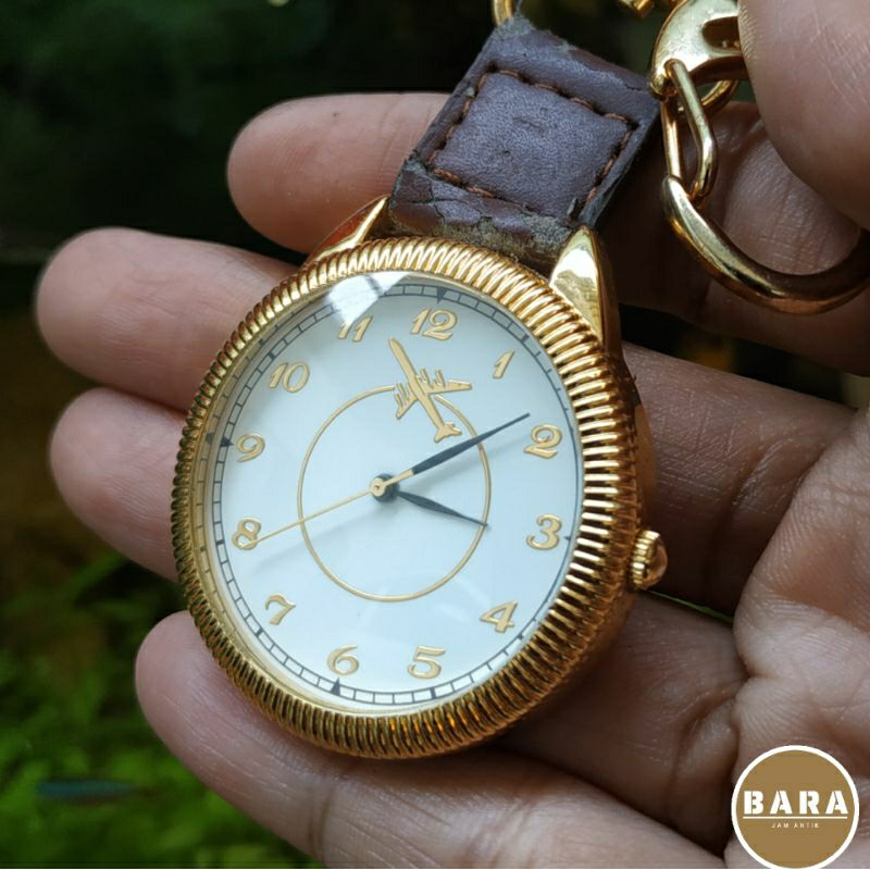 Jual Jam saku antik pesawat aircraft original second quartz second ...