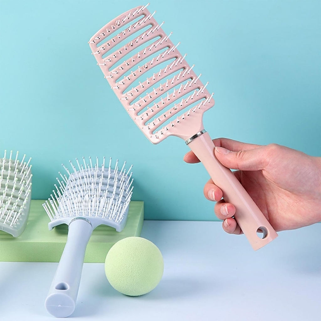 Jual Sisir Rambut Anti Rontok Model Melengkung Pijat Kesehatan Sisir ...