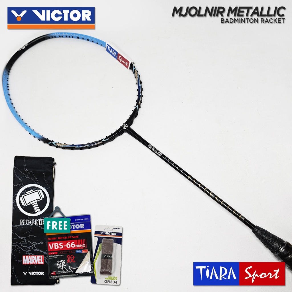Jual Raket VICTOR Mjolnir Metallic - 4U G5 Badminton Marvel Thor ...