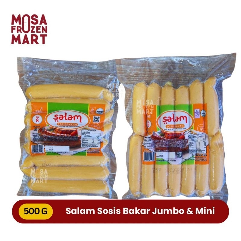 Jual Salam Sosis Bakar 500 G Jumbo Isi 8 & Mini Isi 13 | Shopee Indonesia