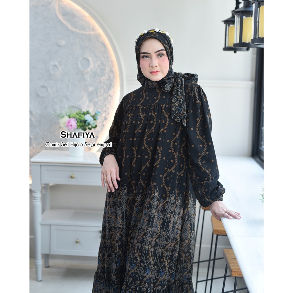 Jual MAHDIYA OUTFIT - GAMIS SHAFIYA DAN ELIZA 5 SYARI - NO BUSUI SET HIJAB - GAUN PESTA MUSLIMAH ...