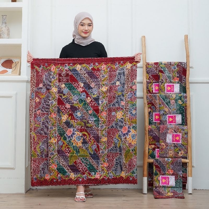 Jual SARUNG BATIK MUSTIKA SUPER CETAK ASLI MOTIF MULTIWARNA (MOTIF BARU ...