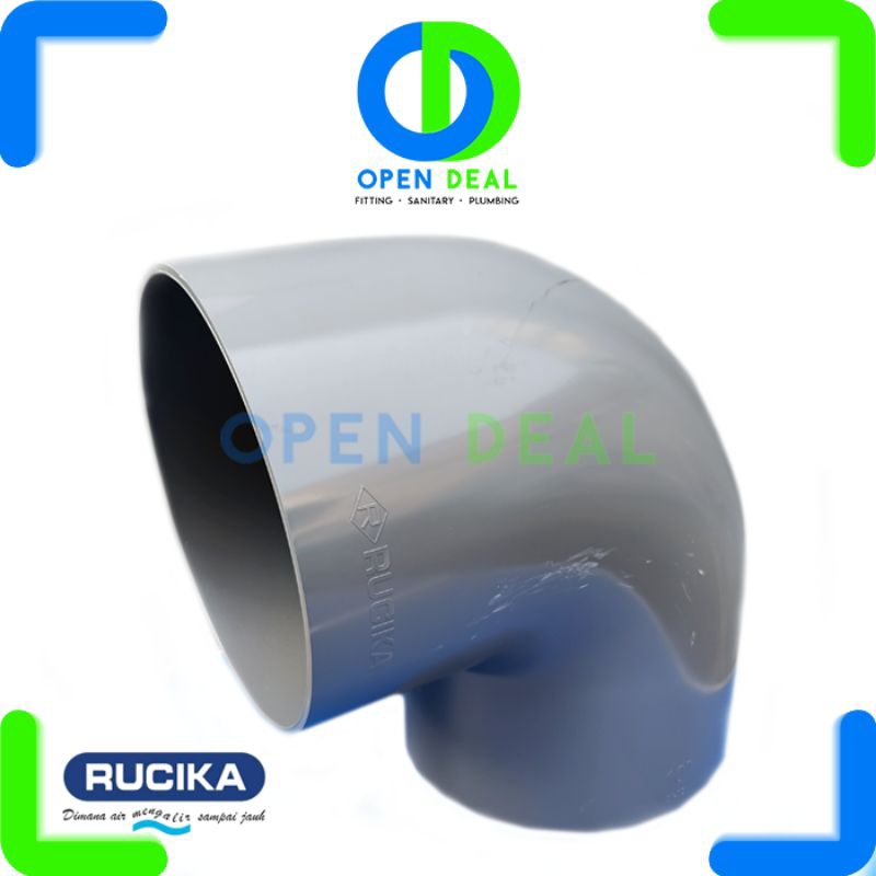 Jual Rucika Knie D 10" inch in / Keni PVC / Keni RUCIKA /Keni Sambung D ...