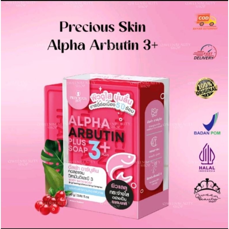 Jual Sabun Alpha Arbutin/Precious Skin Alpha Arbutin 3plus + Soap For ...