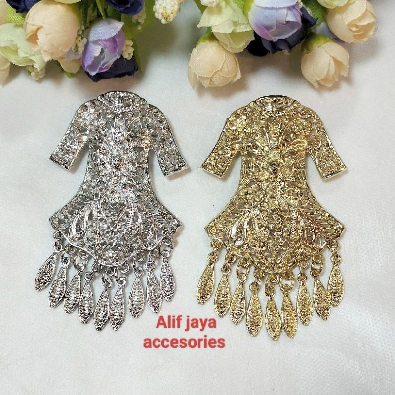 Jual Bros kebaya / Bros etnik / Bros kebaya kutubaru / Bros motif baju | Shopee Indonesia
