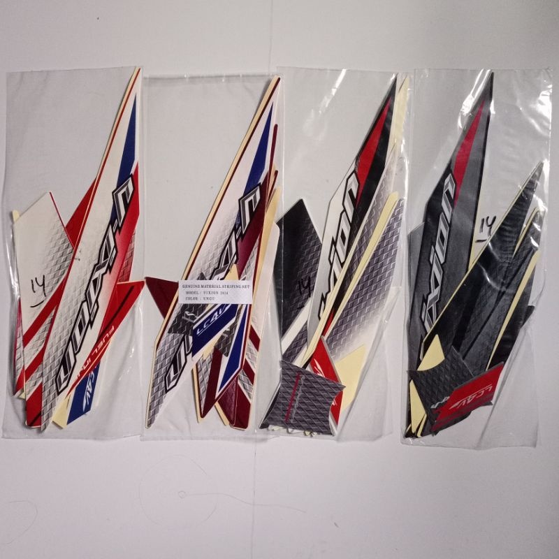 Jual STIKER STICKER STRIPING YAMAHA VIXION NEW 2014 LIST LES BODY MOTOR ...