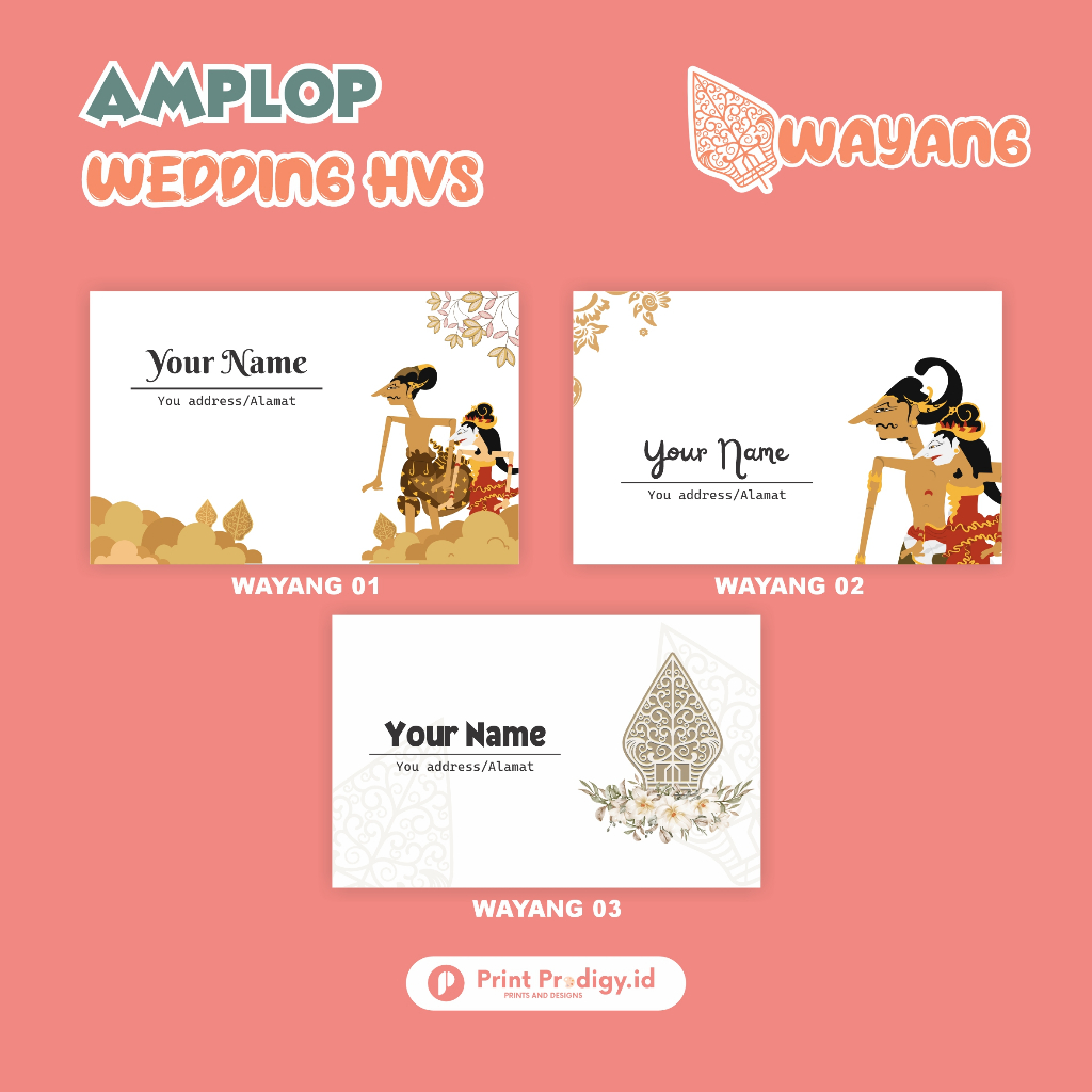 Jual AMPLOP KONDANGAN / AMPLOP WEDDING / AMPLOP CUSTOM NAMA DESIGN ...