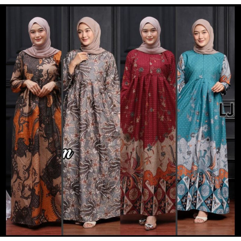 Jual GAMIS BATIK KEKINIAN KAIN KATUN MICRO GAMIS MUSLIM STANDAR DAN ...
