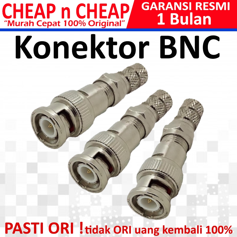 Jual Konektor BNC Coaxial Drat CCTV | Shopee Indonesia