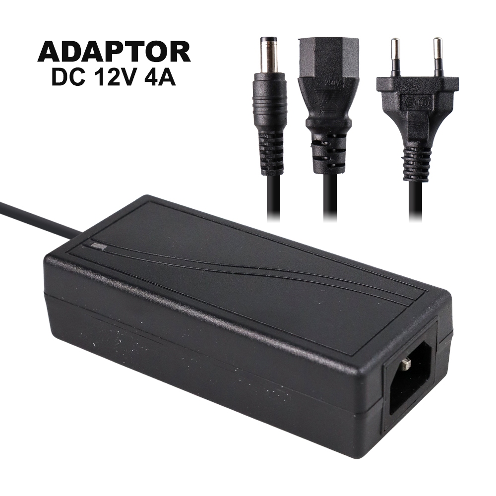 Jual Power Adaptor 12v 4A Universal AC to DC LED CCTV Monitor Volt ...