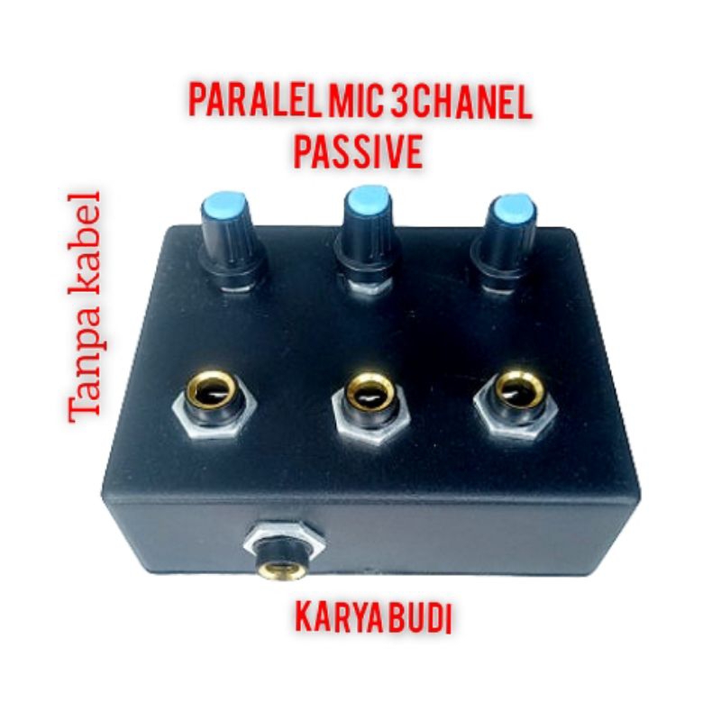 Jual Paralel Mic 3 Chanel Passive | Shopee Indonesia