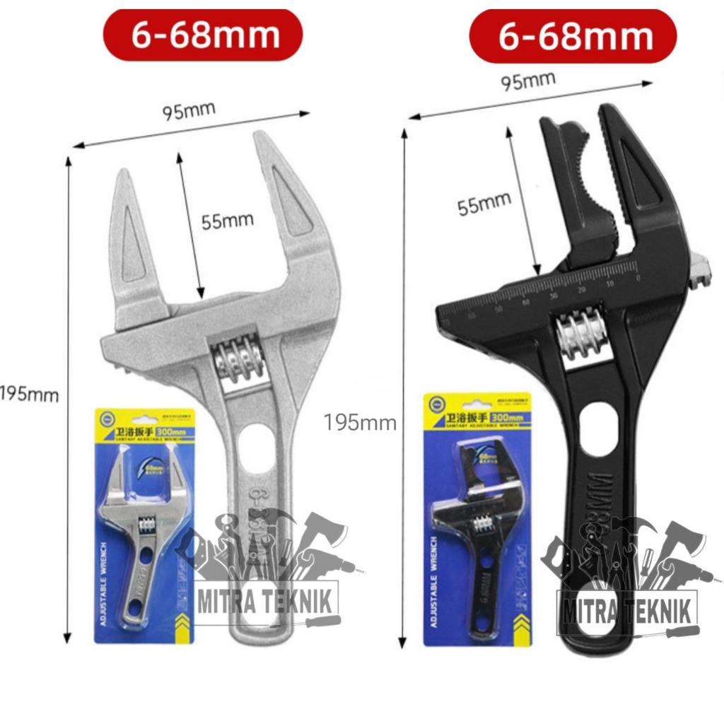 Jual Kunci inggris/Universal Adjustable Wrench Spanner/Besar Serbaguna ...