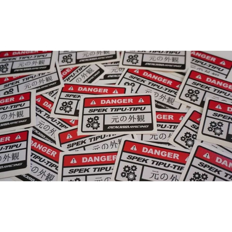 Jual cetak sticker vinyl potong kisscut- desain custom sesuai request ...