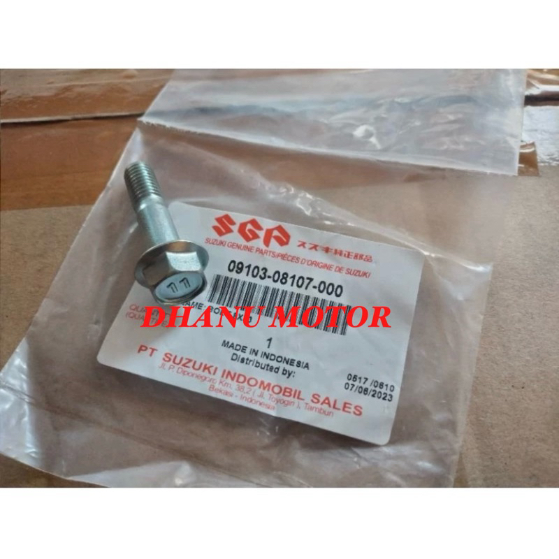 Jual baut dudukan caliper kaliper rem depan cakram satria 2tak hiu lumba shogun 125 110 skywave ...