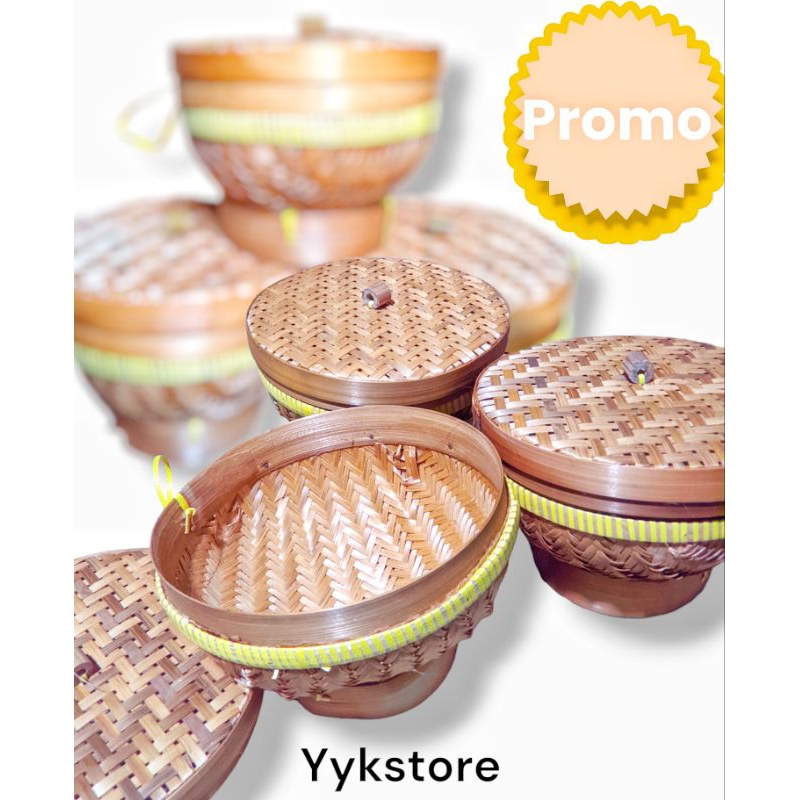 Jual Wakul nasi bambu keren unik / kerajinan wakul bambu / catering ...