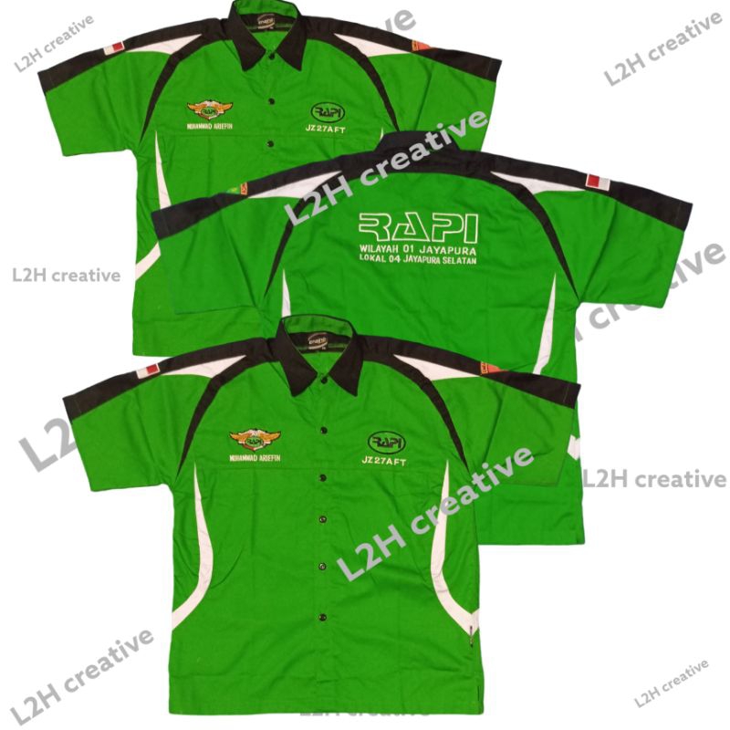 Jual baju hem kombinasi RAPI RADIO ANTAR PENDUDUK INDONESIA lengkap ...