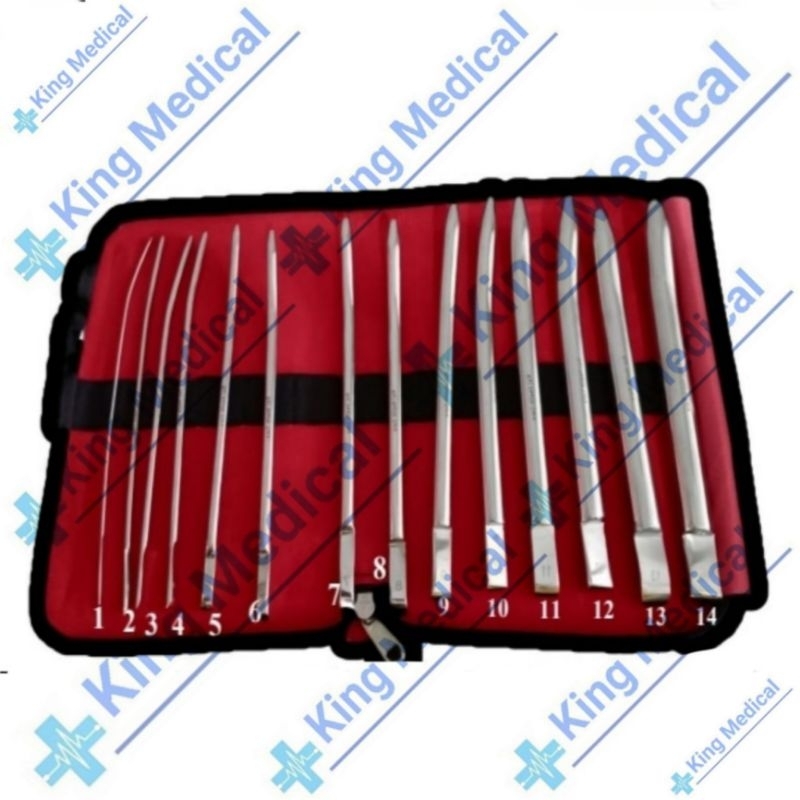 Jual Busi Hegar Dilator Stainless Set of 14 Premium Quality | Shopee ...