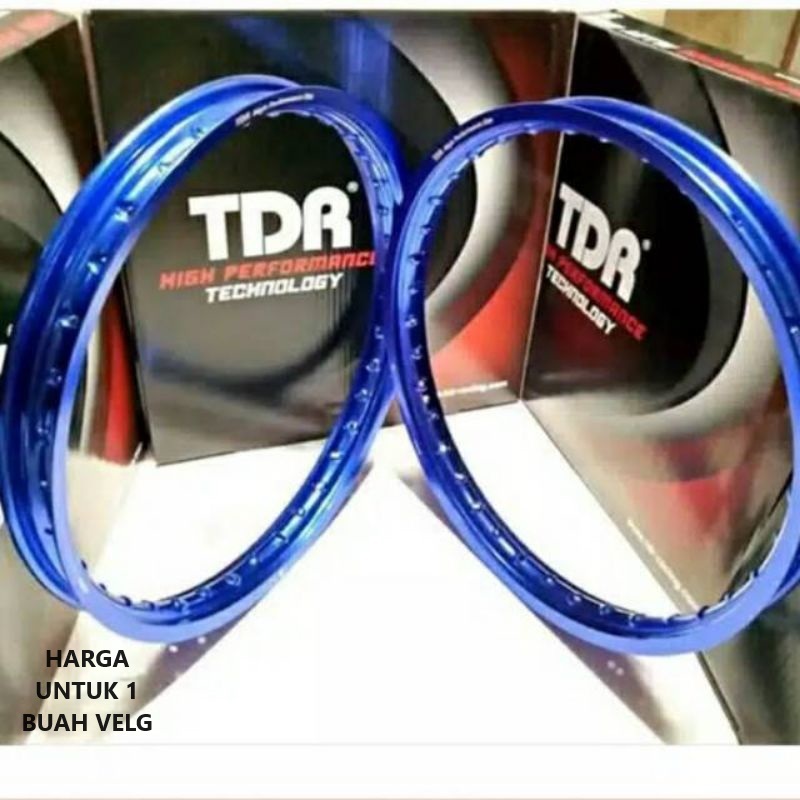 Jual Velg TDR W kotak Biru Blue Ring 17, Velg Peleg TDR W 140, 160, 185 ...