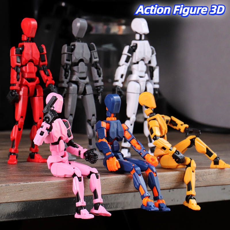 Jual 【Ready】3D Printed Poseable Jointed Figure /3D Joint Movable Action ...
