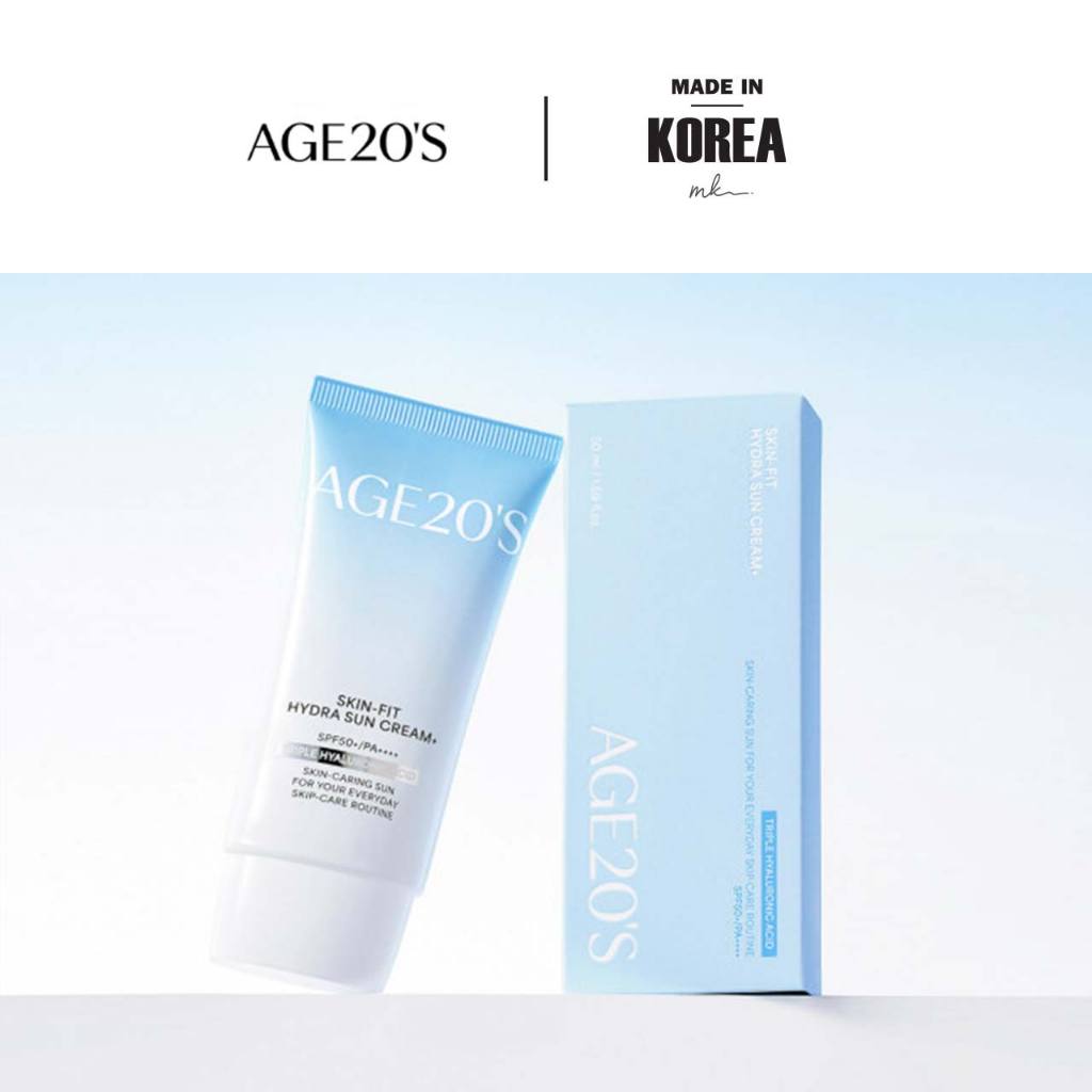 Jual [AGE20'S] Skin-Fit Hydra Sun Cream+ 50ml / SPF50+ / PA ...