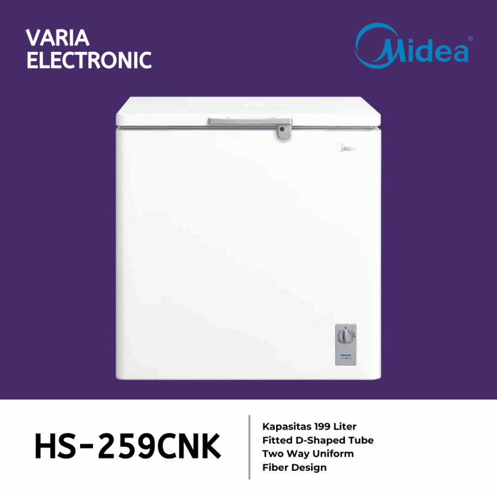 Jual Chest Freezer MIDEA HS-259CNK Kapasitas 199 Liter | Shopee Indonesia