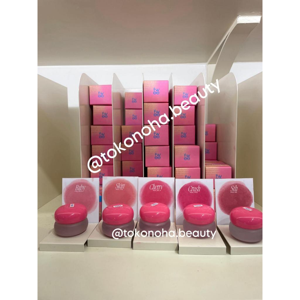 Jual [READY INSTANT] Fwee Lip & Cheek Blurry Pudding Pot Lip and Cheeks ...