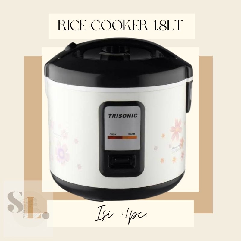 Jual RICE COOKER / MAGIC COM / PENANAK NASI TRISONIC 1.8lt | Shopee ...