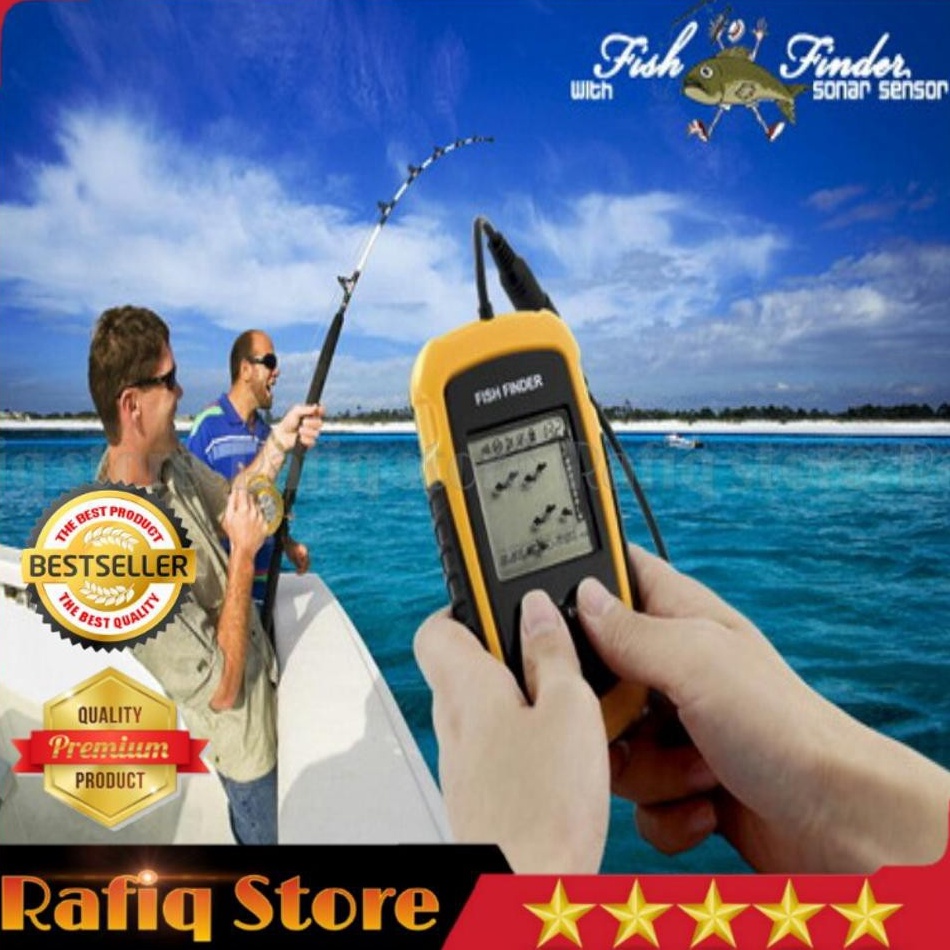 Jual Alat Pelacak Pendeteksi Sonar Sensor Detektor Radar Ikan Portable ...