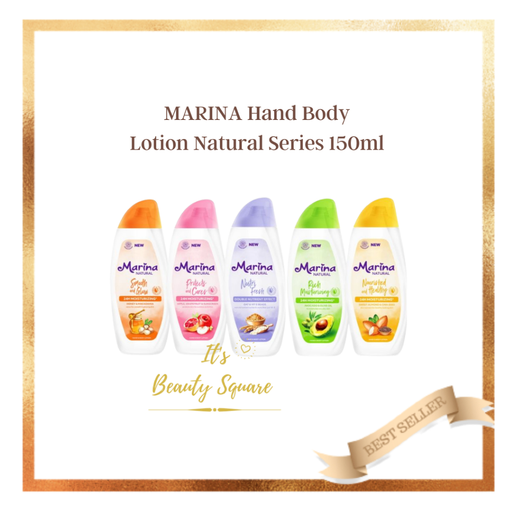 Jual MARINA Hand Body Lotion Natural 150ml | Shopee Indonesia