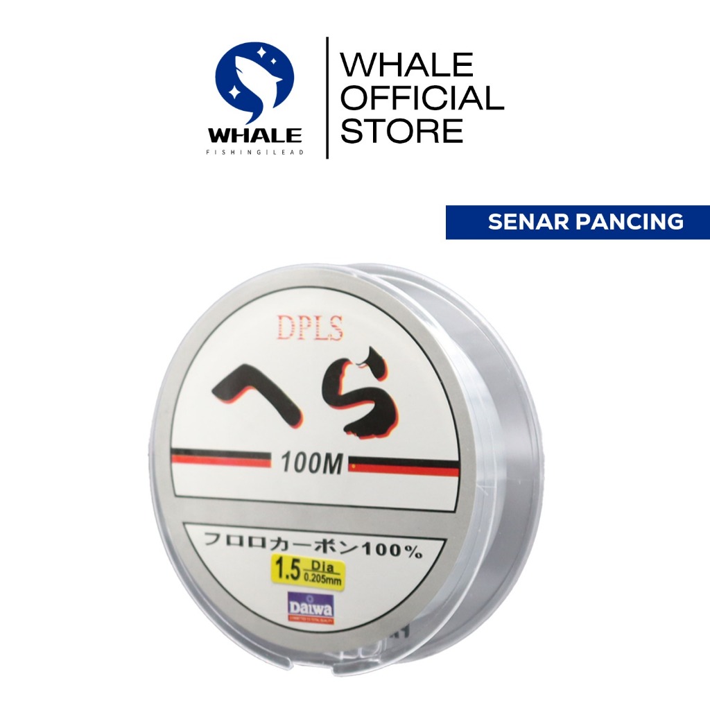 Jual WHALE OFFICAL STORE Senar Pancing 100m Fluorocarbon leader | Shopee Indonesia
