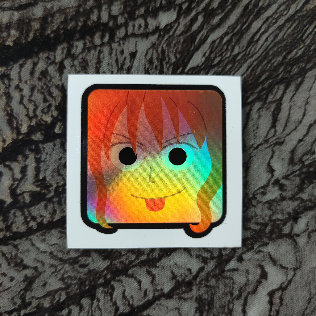 Jual Stiker Hologram One Piece Nami Square | Shopee Indonesia