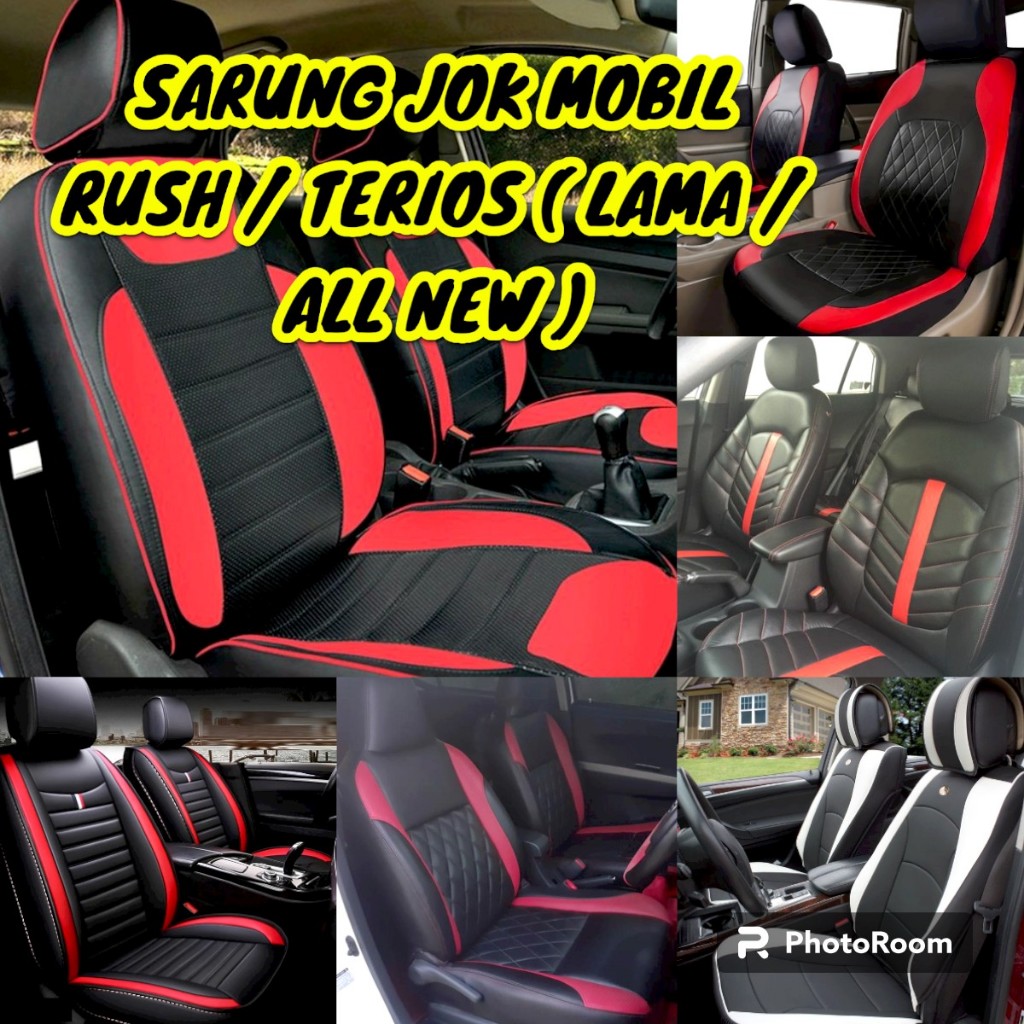 Jual SARUNG JOK MOBIL RUSH / TERIOS ( LAMA / ALL NEW ) FULLSET - BAHAN ...