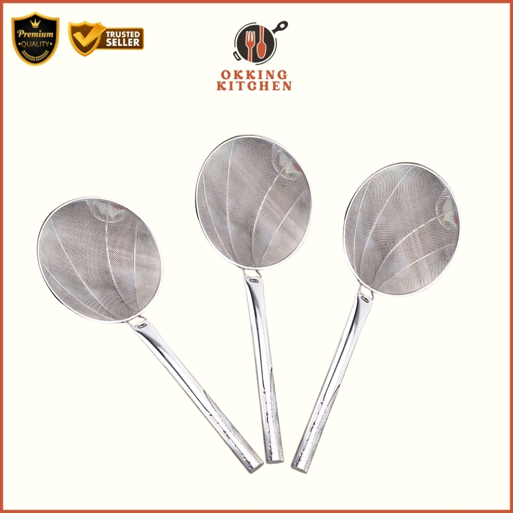 Jual Serok Saringan Penggorengan Tebal / Saringan Jaring halus ...