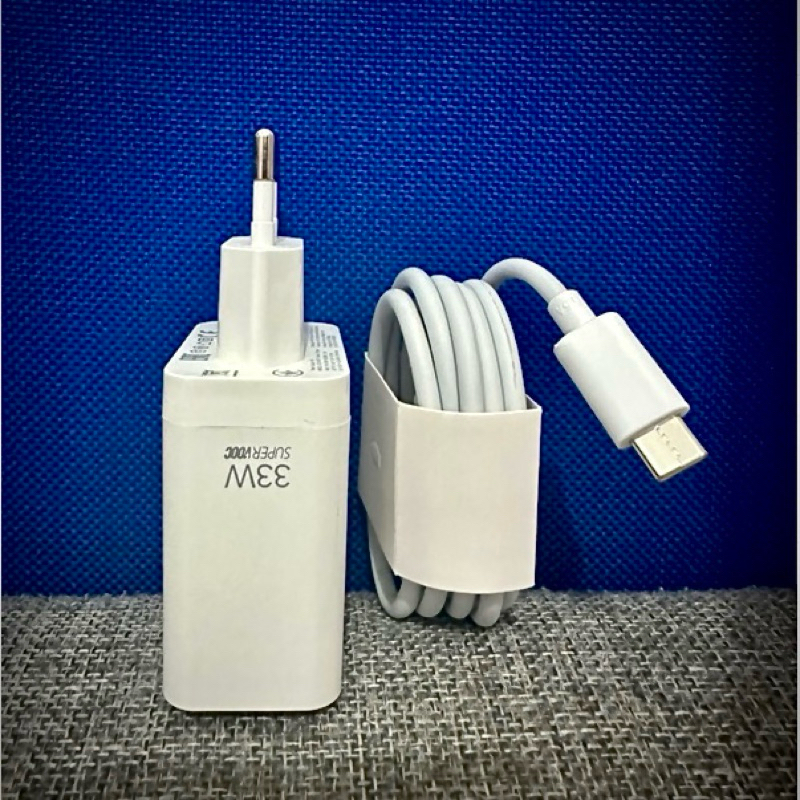 Jual Charger OPPO Type C SUPER VOOC 33W Flash Charging Reno 4 5 6 7 7Z ...