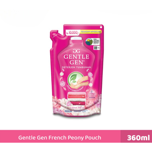 Jual Deterjen Gentle Gen French Peony Pouch 360ml | Shopee Indonesia