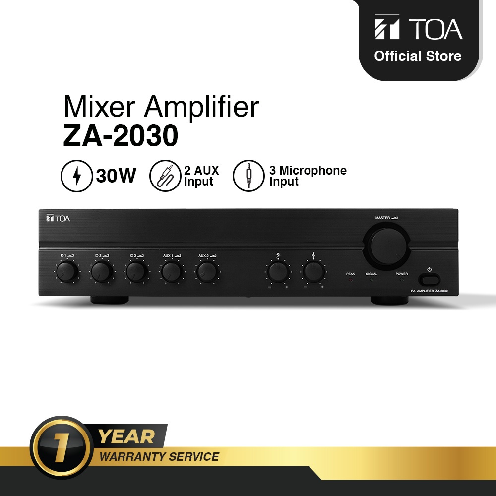 Jual Ampli TOA / Mixer Power Amplifier TOA ZA 2030 Original / Mixer Amplifier Toa ZA 230W/ZA230W ...