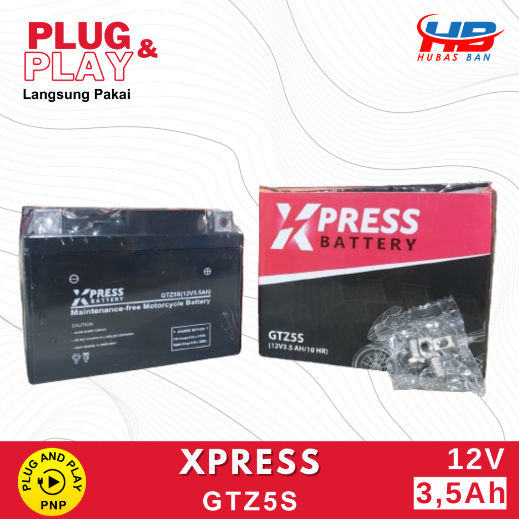 Jual Aki Motor Vario beat Express GTZ5S Accu Mio Soul Xride Revo Supra ...
