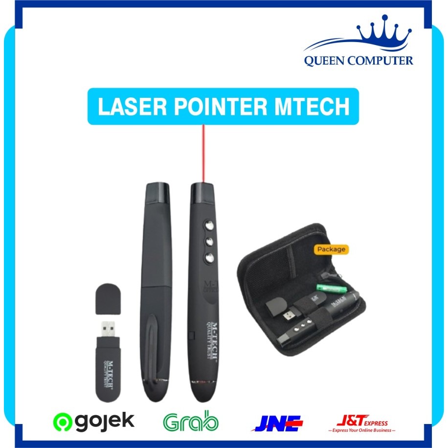 Jual Laser Pointer Wireless Presenter PP1000 M-Tech / Alat Presentasi ...