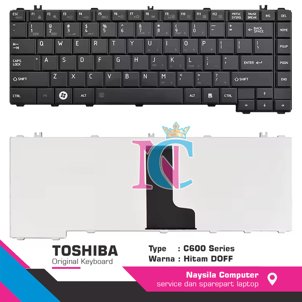 Jual Keyboard Toshiba Satellite C640 C600D C645 L700 L705 L740 L740D ...