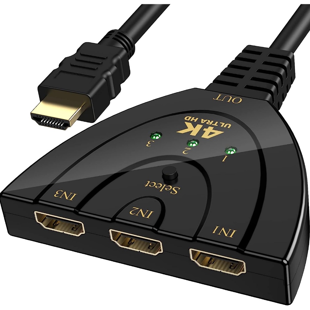 Jual KODE M44T Hdmi Switch 4k 3 port HDMI switch 3 port kabel HDMI ...