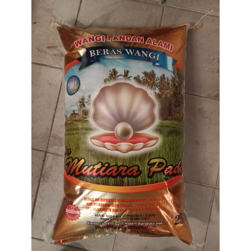 Jual Beras Pandan Alami Cap Mutiara Padi 25 kg (Hanya Instant) | Shopee ...