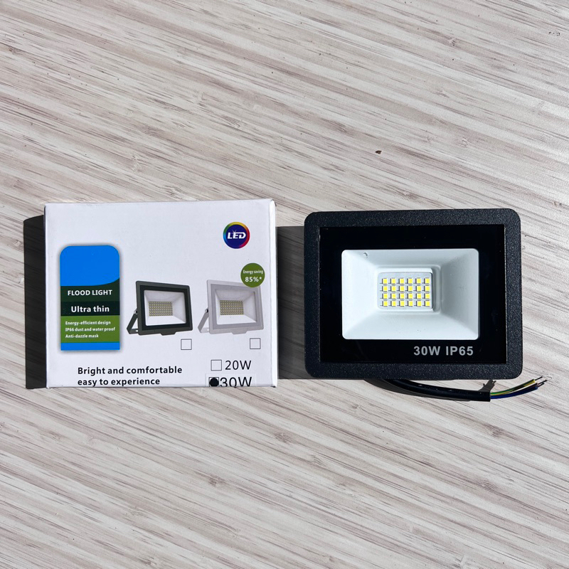 Jual FLOOD LIGHT LED 30W WATERPROOF LAMPU SOROT TAMAN 30 WATT W PANGGUNG LAPANGAN OUTDOOR ANTI ...