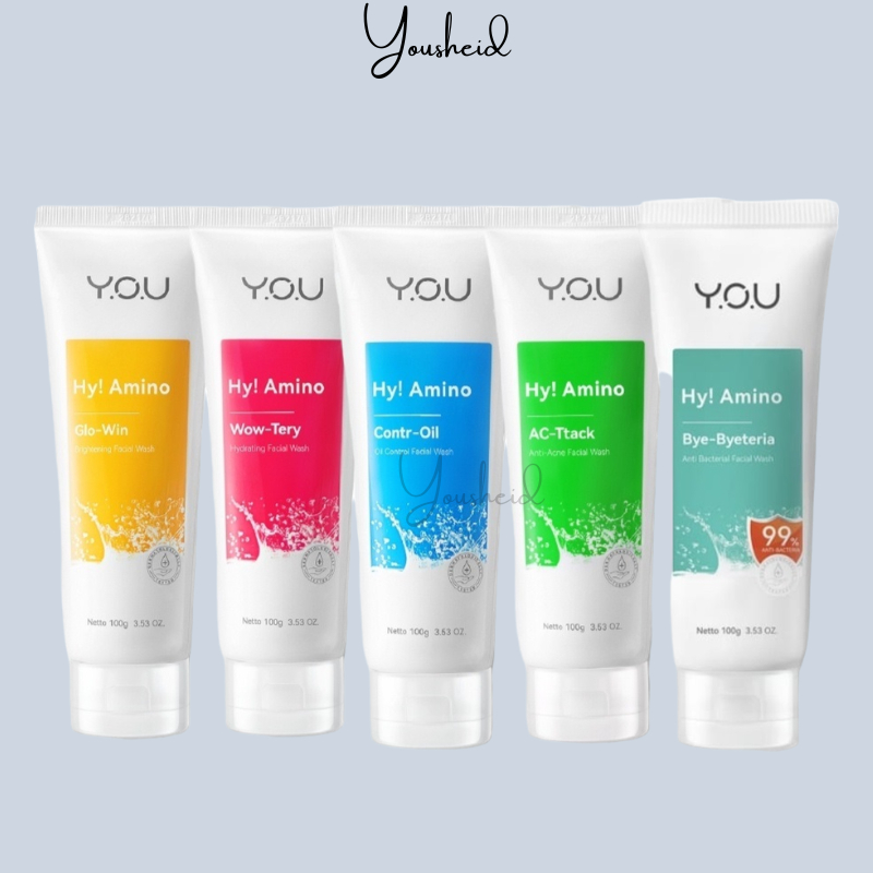 Jual You Hy Amino Facial Wash | Anti Acne | Oil Control | Brightening ...